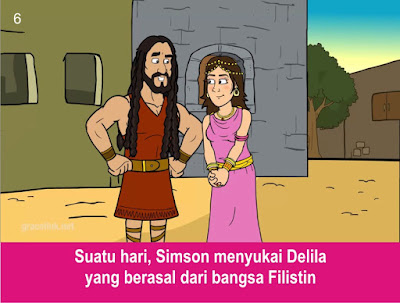 Komik Alkitab Anak: Rahasia Kekuatan Simson