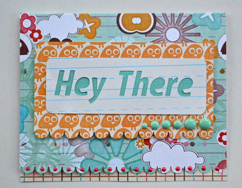 Much Ado About Nothing: ~Hey There! Free Card Cut File!~
