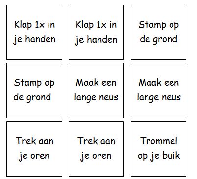 Schooljuffie: Levend Memory