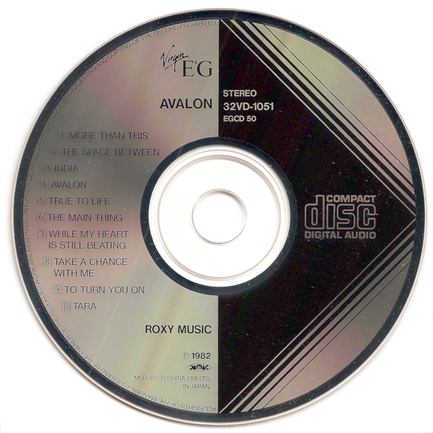 The First Pressing CD Collection: Roxy Music - Avalon
