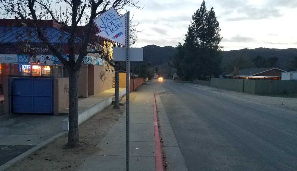 Curb Bus Stop Design