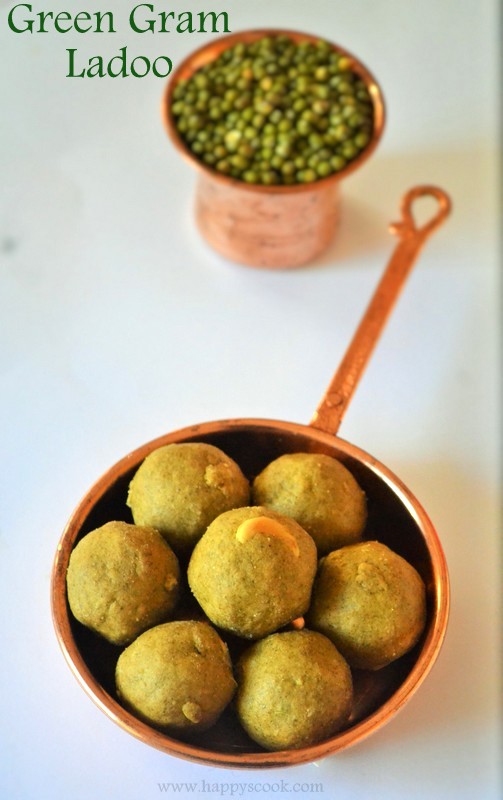 Pachai Payaru Ladoo Recipe | Whole Green Gram Ladoo | Pasi Payaru Ladoo ...