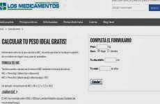 Calculadora de peso ideal en línea, cáculo del índice de masa corporal ...