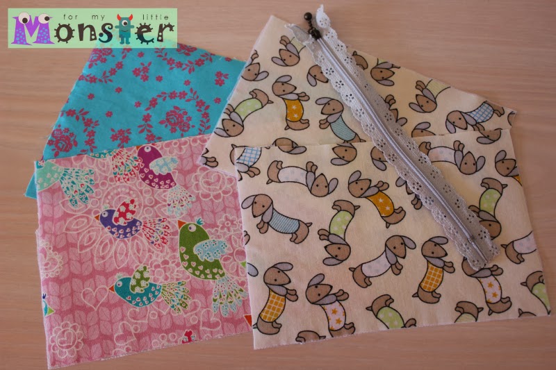 For My Little Monster: DIY - A decorative (and functional) lace zipper ...