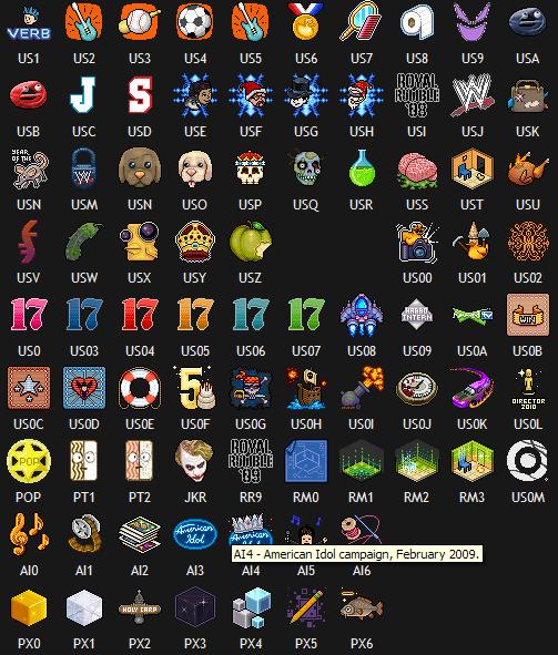 Mobobba Giro: Codigos de Emblemas habbo