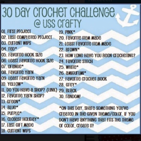 My Life with Yarn: Crochet Challenge!! Day 30: Crochet Family Tree