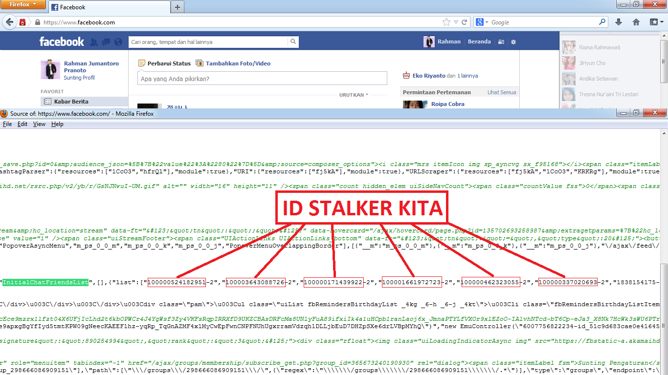 Cara Mengetahui Stalker FB atau Orang Yang Melihat FB kita :: "My_Stince"`