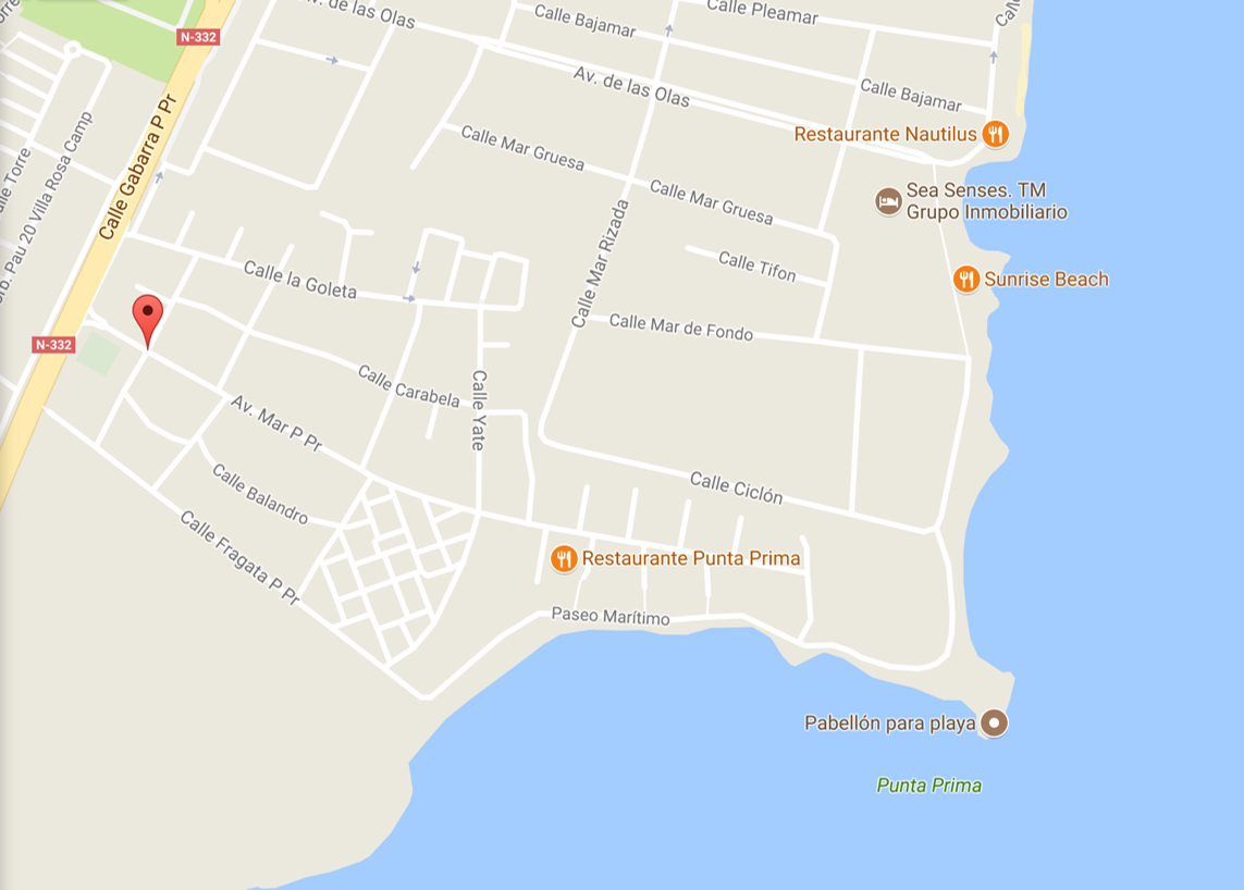 Punta Prima Karta | Karta