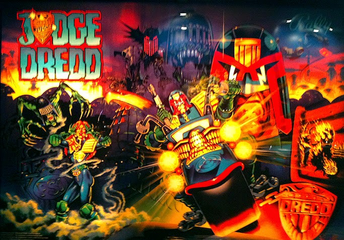 Bright Lights Bumper City: Toronto Pinball Blog: DROKK IT! JUDGE DREDD ...