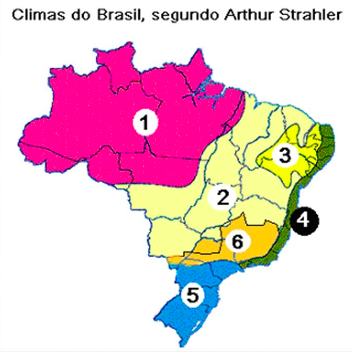 Classificação Climática de Köppen e de Strahler