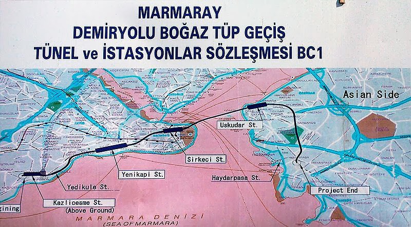 MEI Editor's Blog: Marmaray Rail Tunnel Under Bosphorus Opens on 90th ...
