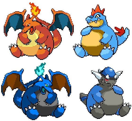 Pokemon Mew's mind: Pokémon Sprites