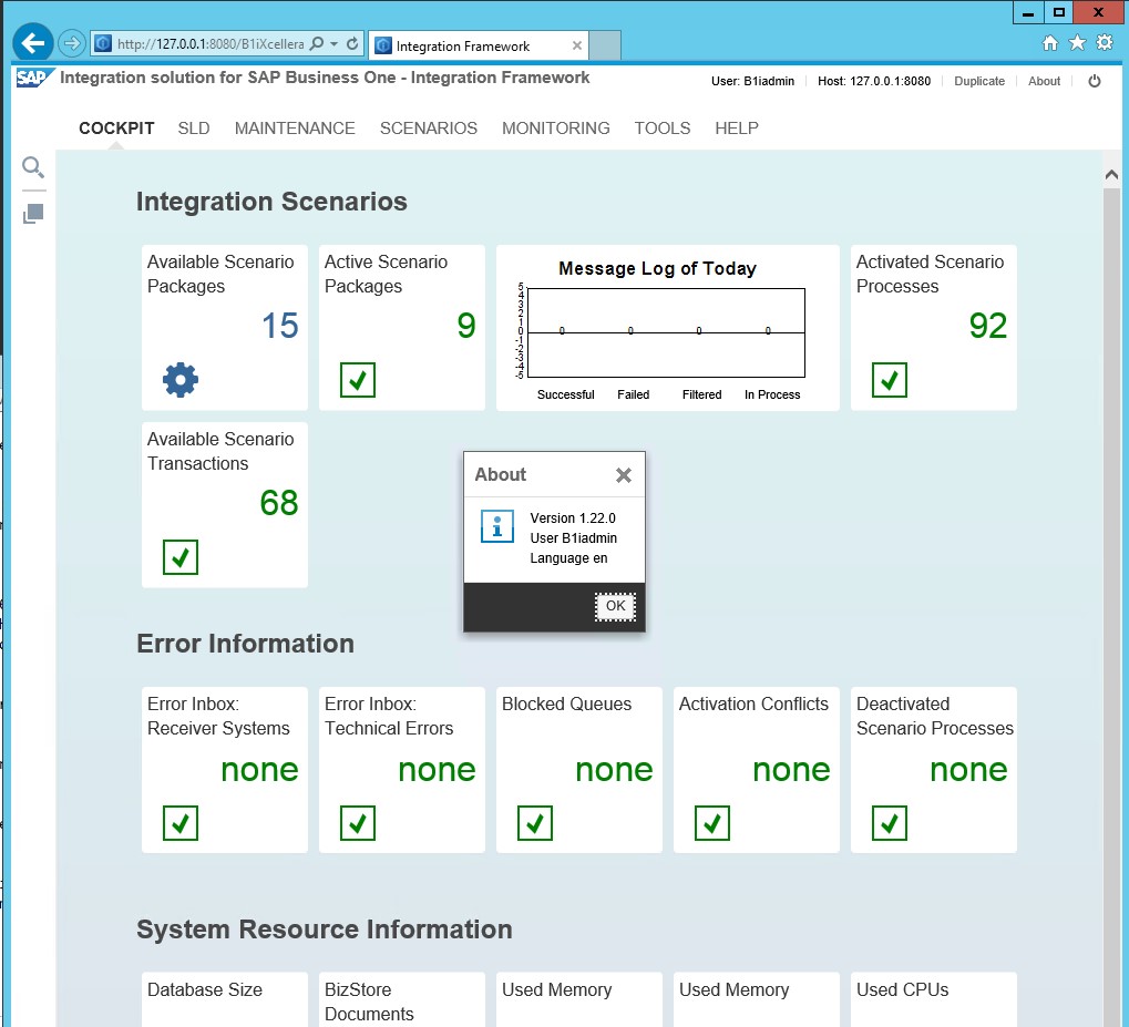 SAP Business One | my quick notes: B1 integration framework v1.22 - new ...