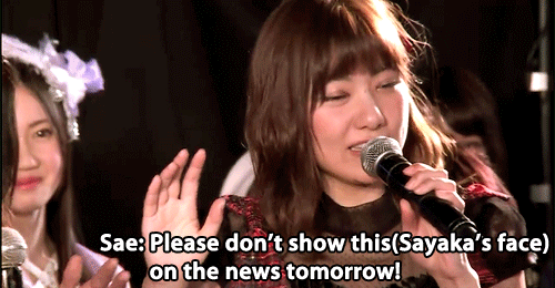 Akimoto Sayaka Crying in AKB48 10th Anniversary Theater Show [8 ...