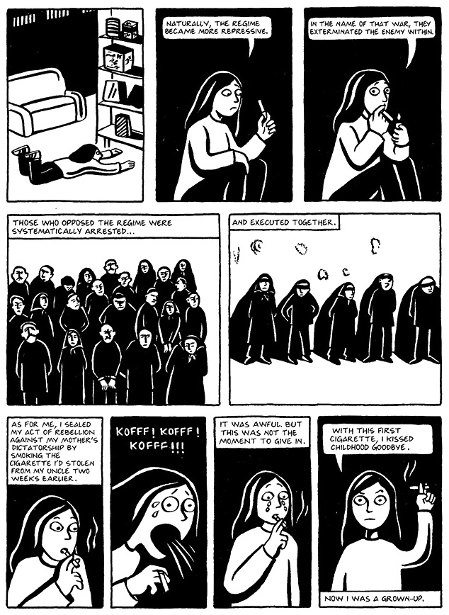 Read Persepolis 1, Section 15: The Cigarette, Page 115