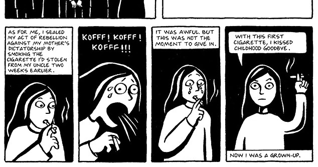 Read Persepolis 1, Section 15: The Cigarette, Page 115