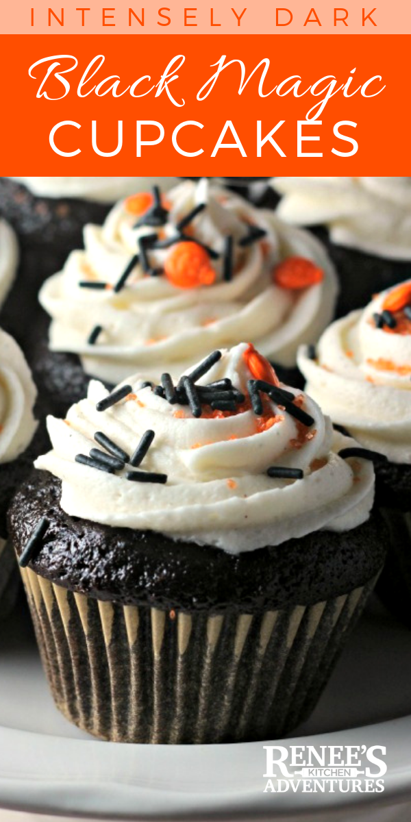Black Magic Cupcakes with Vanilla Bean Buttercream Icing | Renee's ...