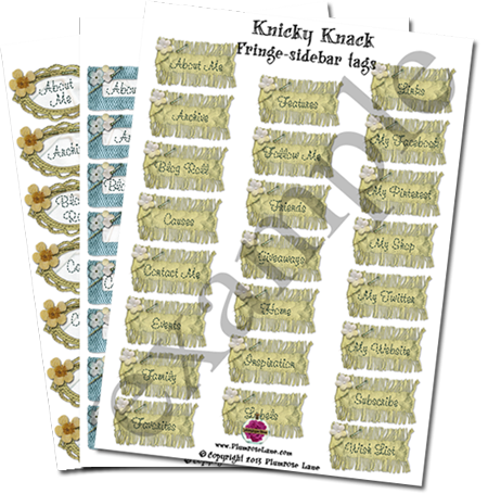 Plumrose Lane - Themes: Knicky Knack - designer blog theme