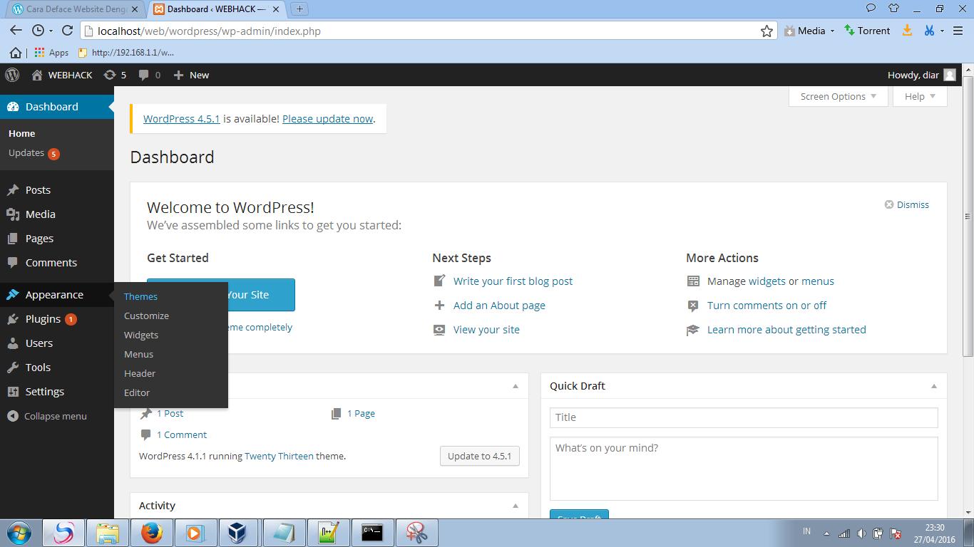 My Blog My Profile: Deface Website dengan Kali Linux
