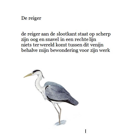 Filopoëzie: De reiger