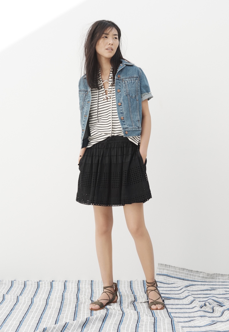 Madewell Denim Summer 2016 Lookbook featuring Liu Wen