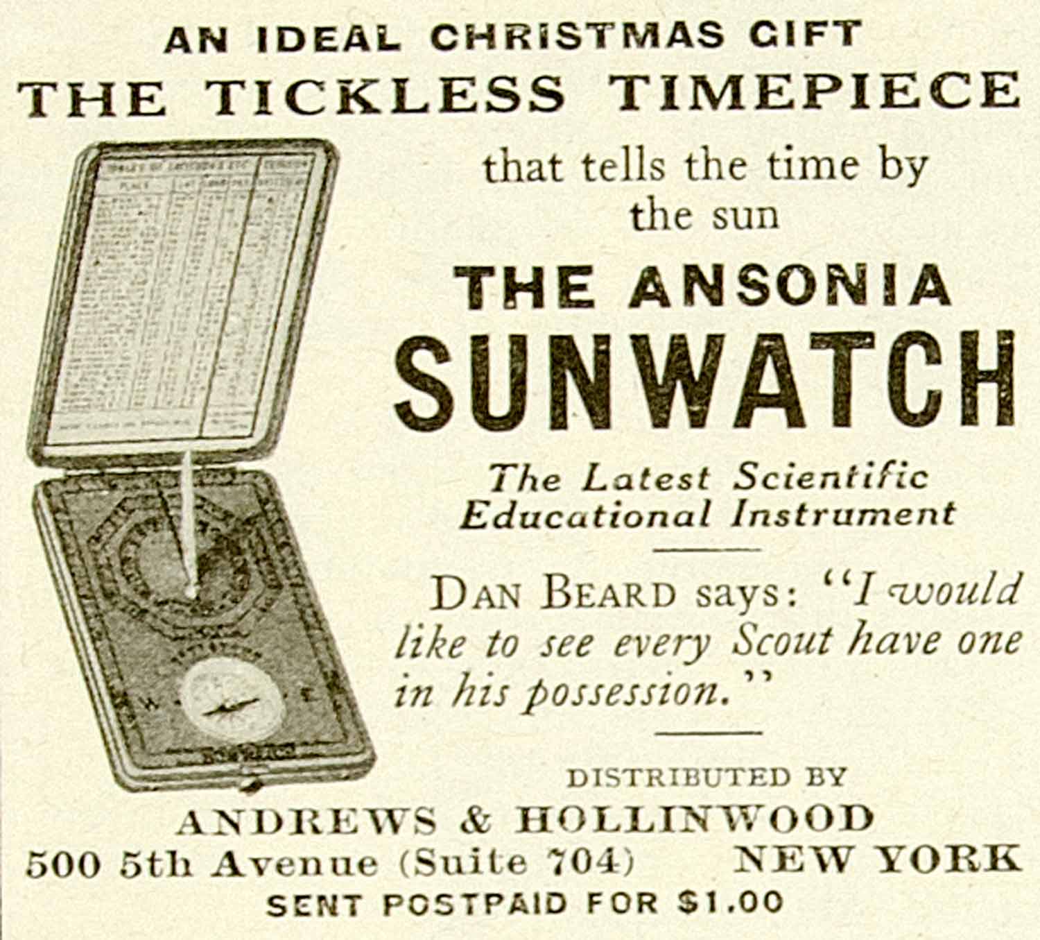 Vintage Recipe Blog: The Ansonia Sunwatch & Instructions