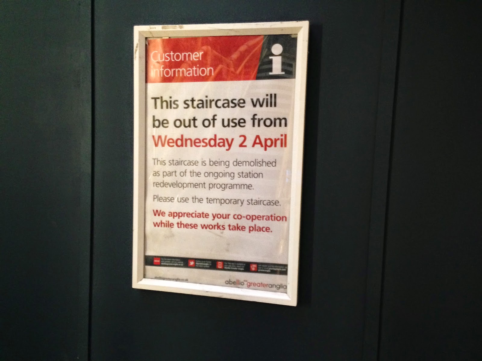 Dan's Greater Anglia Complaints Blog: Chelmsford Station and Jonathan Denby
