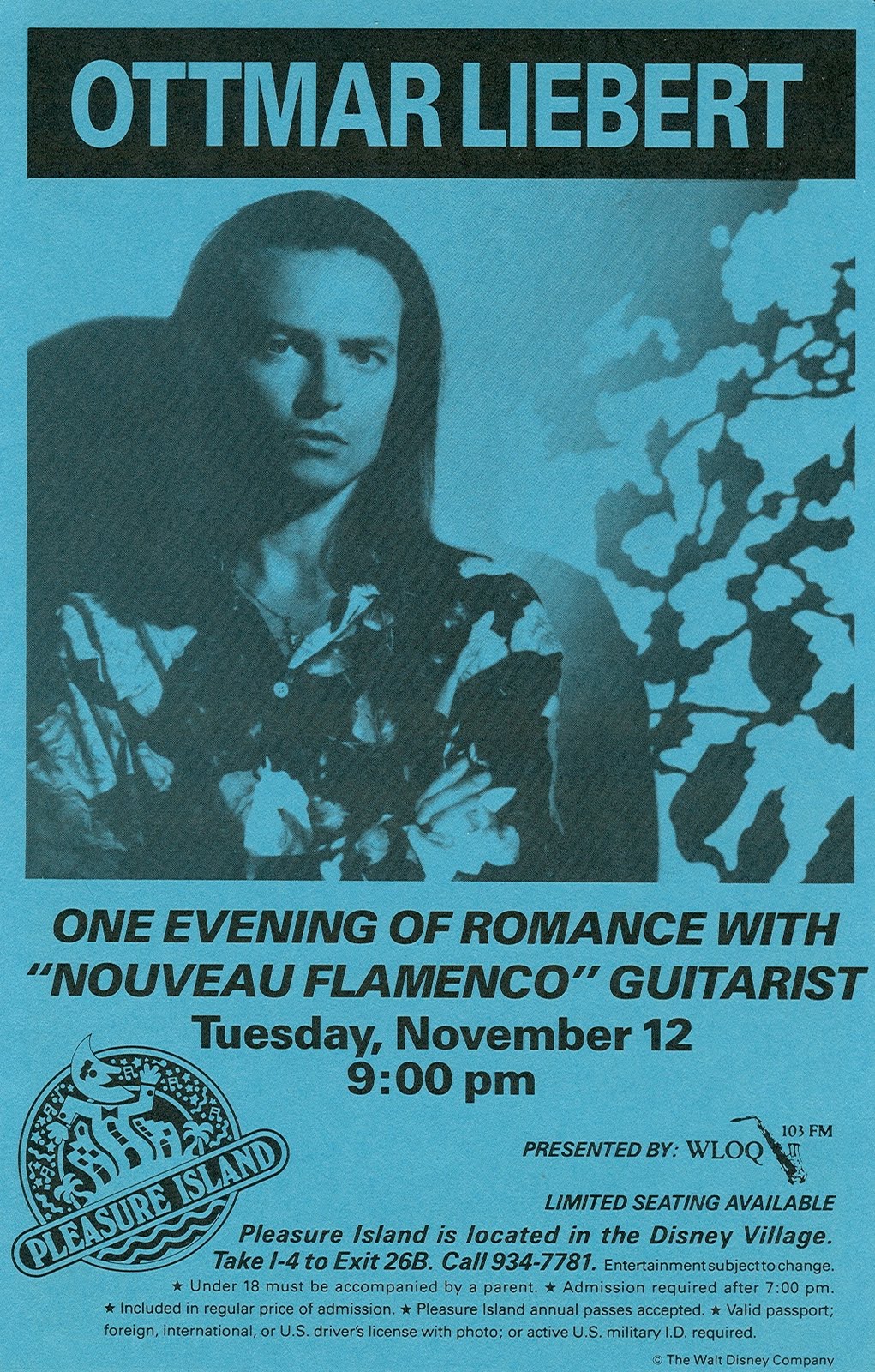 Disney Vacation Kingdom: Ottmar Liebert In Concert At Pleasure Island