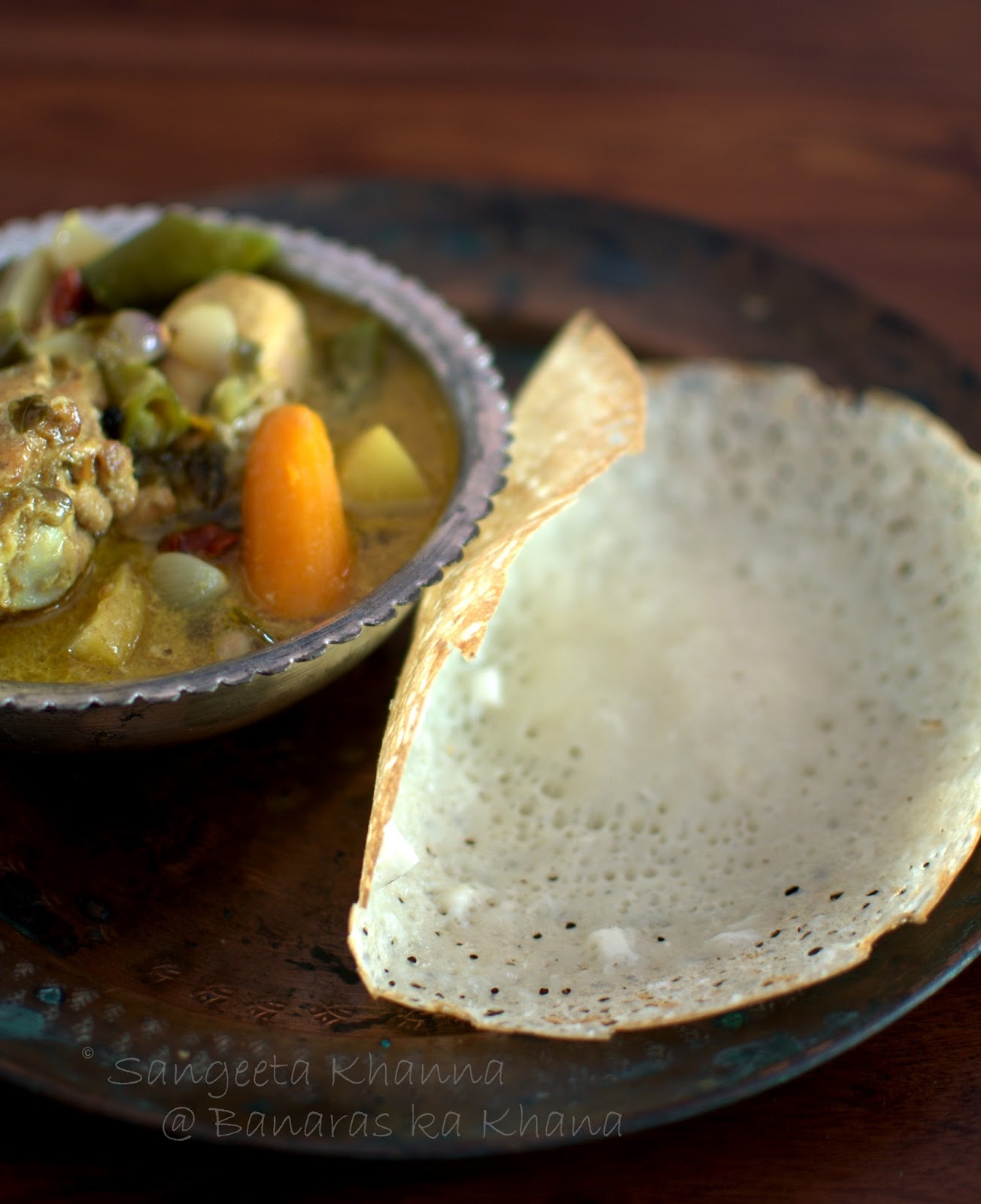 Appam Chicken Curry