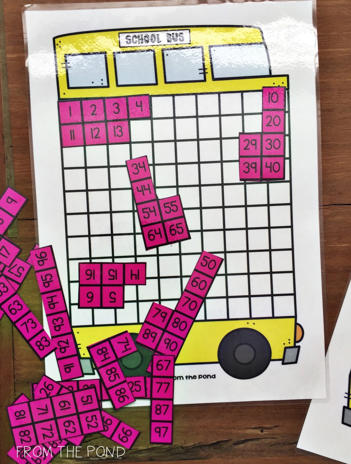 100 Chart Puzzles for the Whole Year! | From the Pond