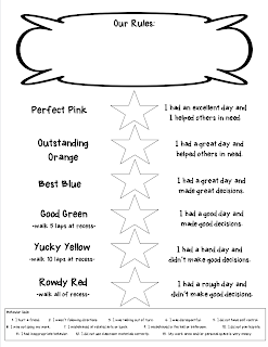 Behavior Folder Printables | Charts N Chit Chat: Best Practices 4 Teaching