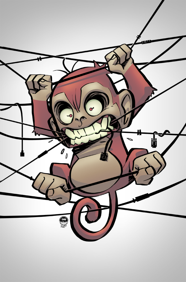 Monkey In The Wires - OWN IT! | EryckWebbGraphics