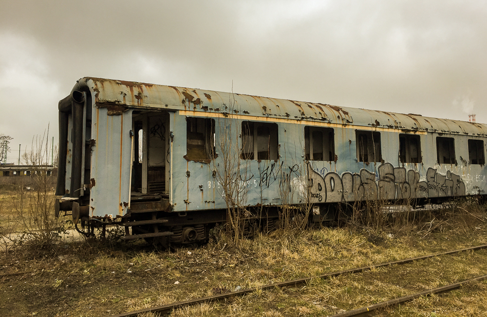 Deserted Places: Inside an abandoned train yard in Budpest