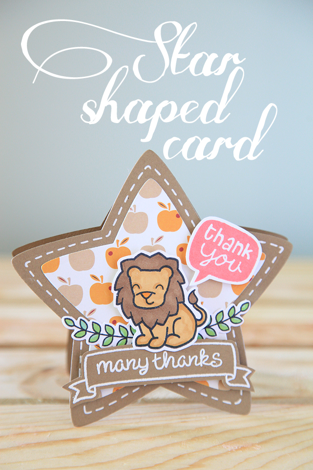Unify Handmade: Card of the Week--Star shaped Card