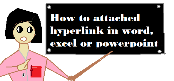 HICT Computer Center: How to create Hyperlink attachment in word,excel ...