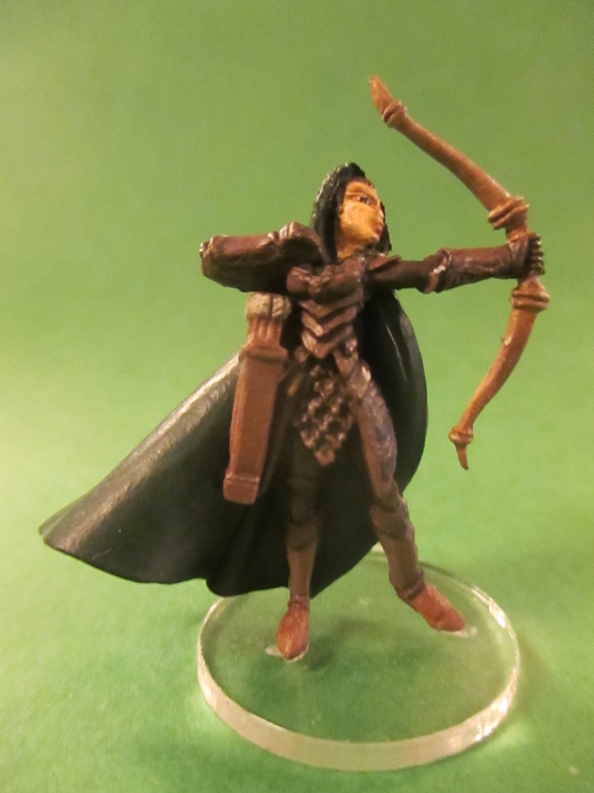 The Miniatures Man: Female elf archer from Reaper and female half-orc ...