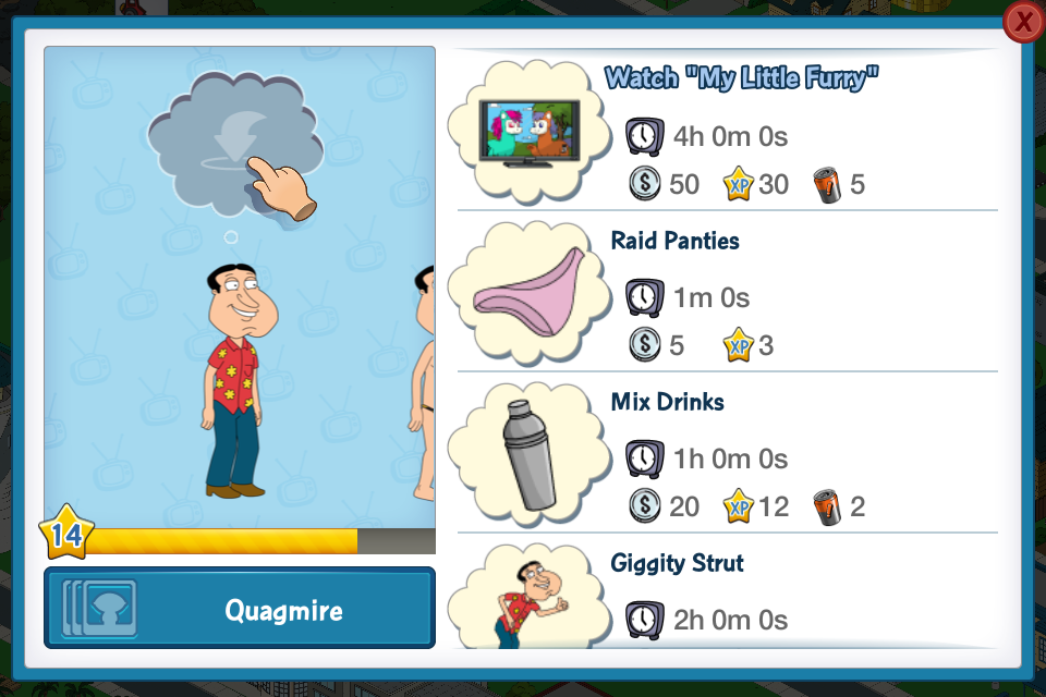 Equestria Daily - MLP Stuff!: Family Guy: Quest For Fun Apps Comic Con ...