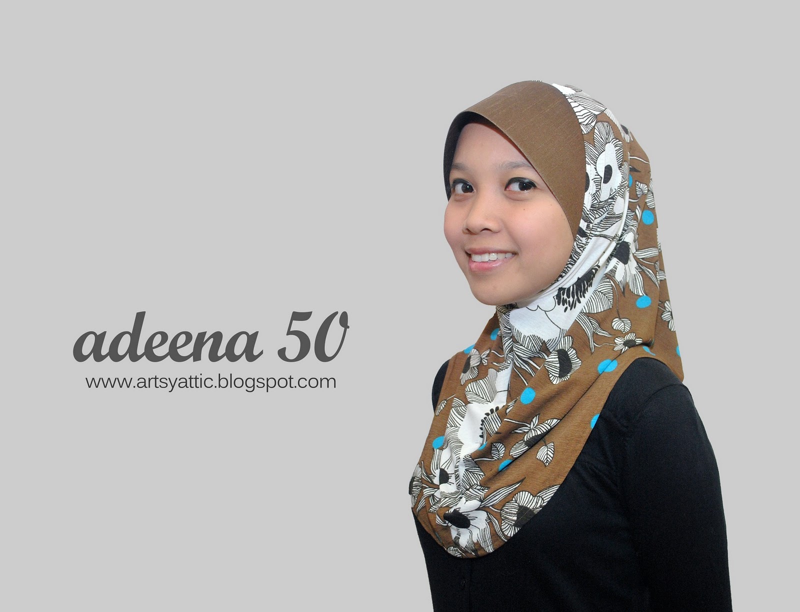 Artsy Attic: Adeena Instant Hijab #6