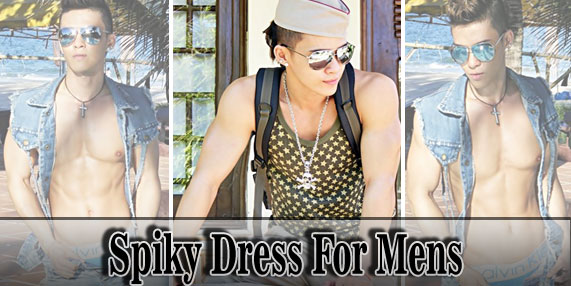 Madeleine Rose Yen: Spiky dress for mens | American spiky style | spiky ...