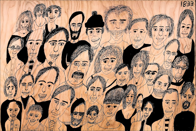 All This Is That: Drawing: Faces 1833 ― U.S. Senate Visitor's Gallery