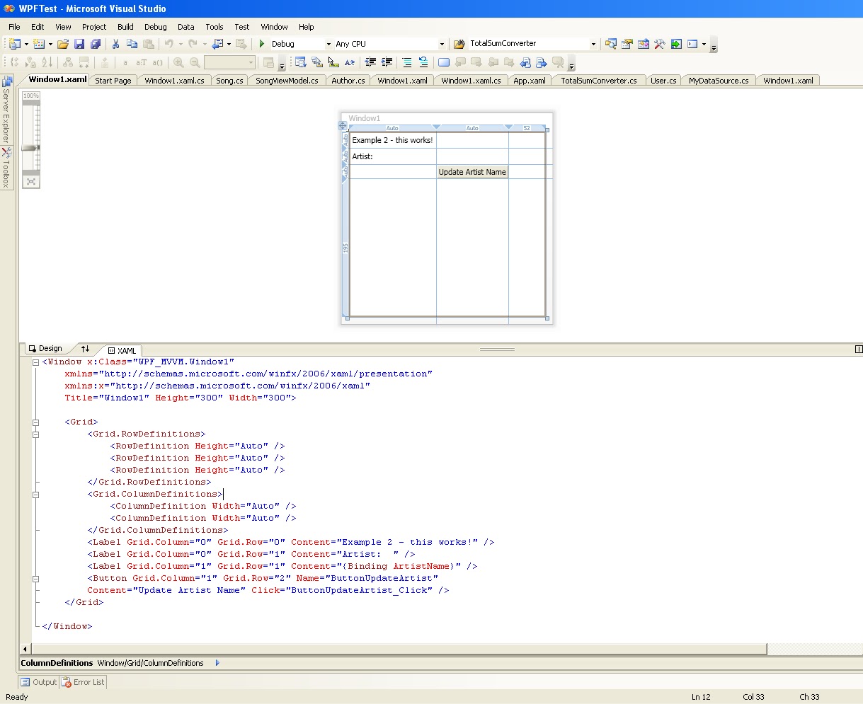 Sample Application Using Mvvm In Wpf Vrogue