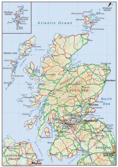 MAPS OF SCOTLAND