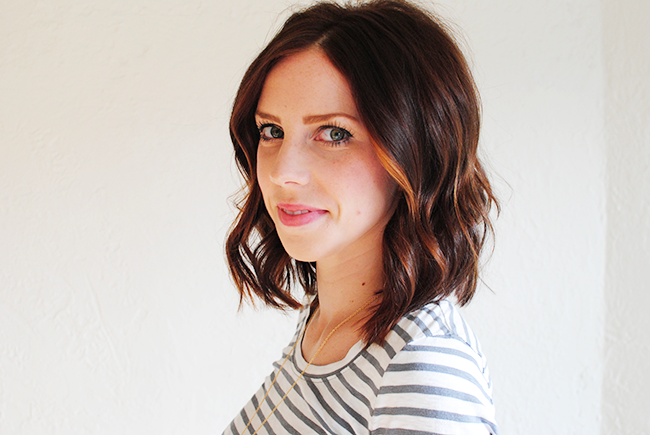 TUTORIAL | Flat Iron Curls - Lauren Bown