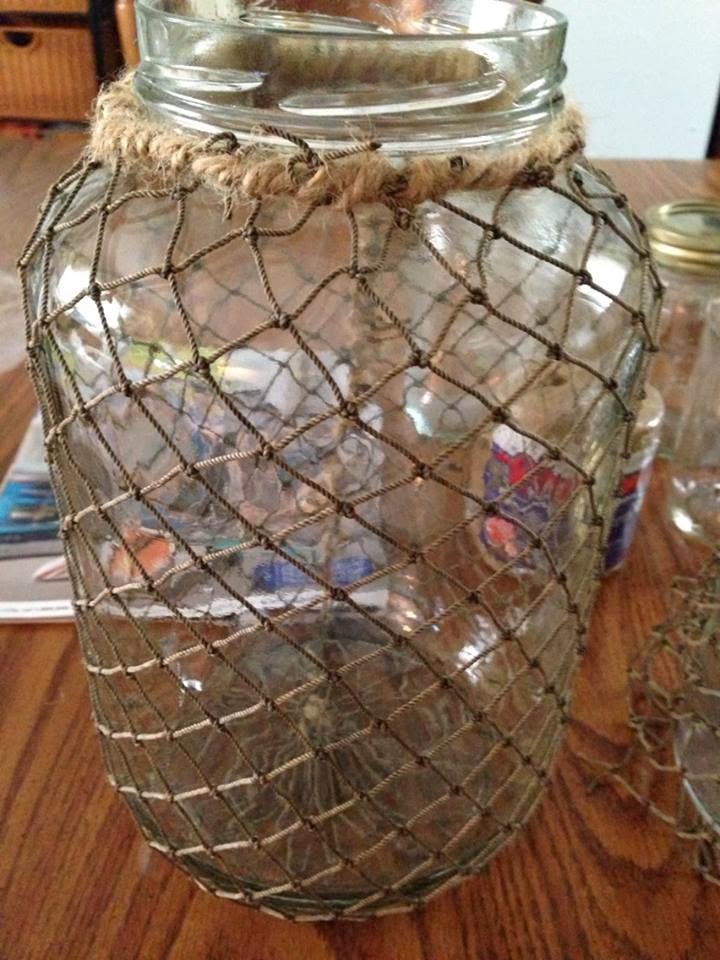 Life Inside the Page: Simple & Fun: Crafting 101 | Fish Net jar ...
