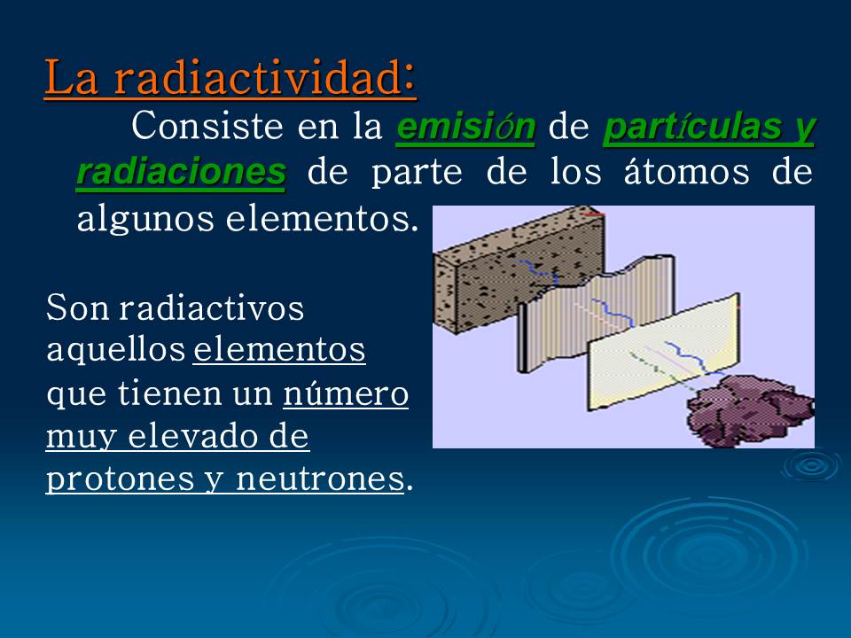 Quimica 3°: Radiactividad