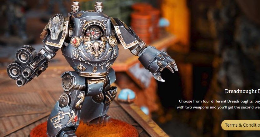 Forgeworld's Dreadnought Deal.... Free Weapons - Faeit 212