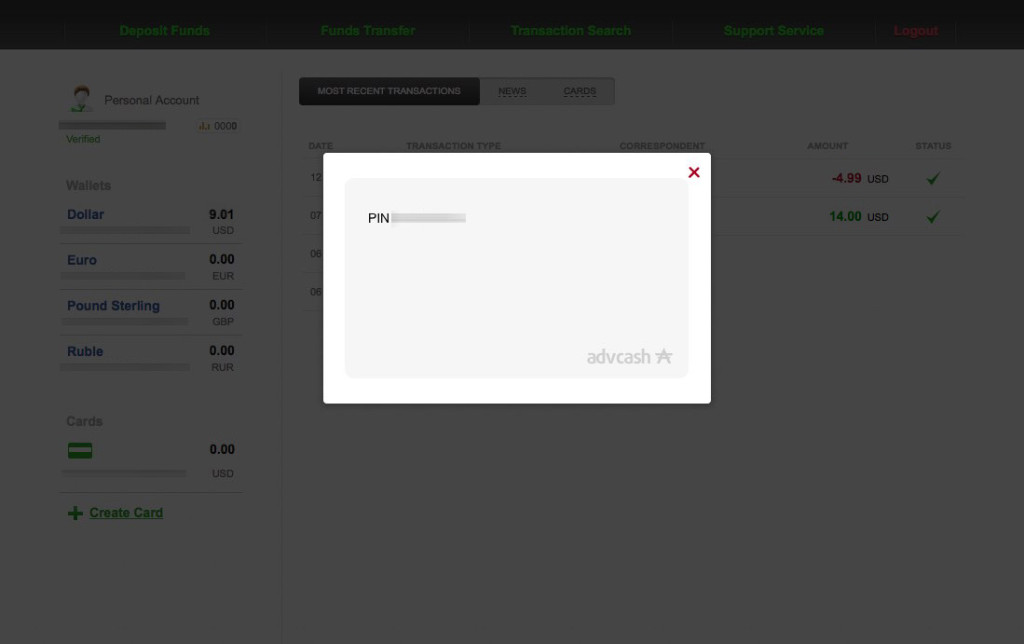 شرح بنك الادفكاش advcash وتفعيل البطاقة والحصول على المال من خلاله