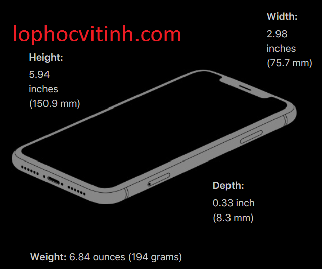 IPHONE XR TECHNICAL SPECIFICATIONS - Lớp học Vi Tính - khóa học vi tính ...