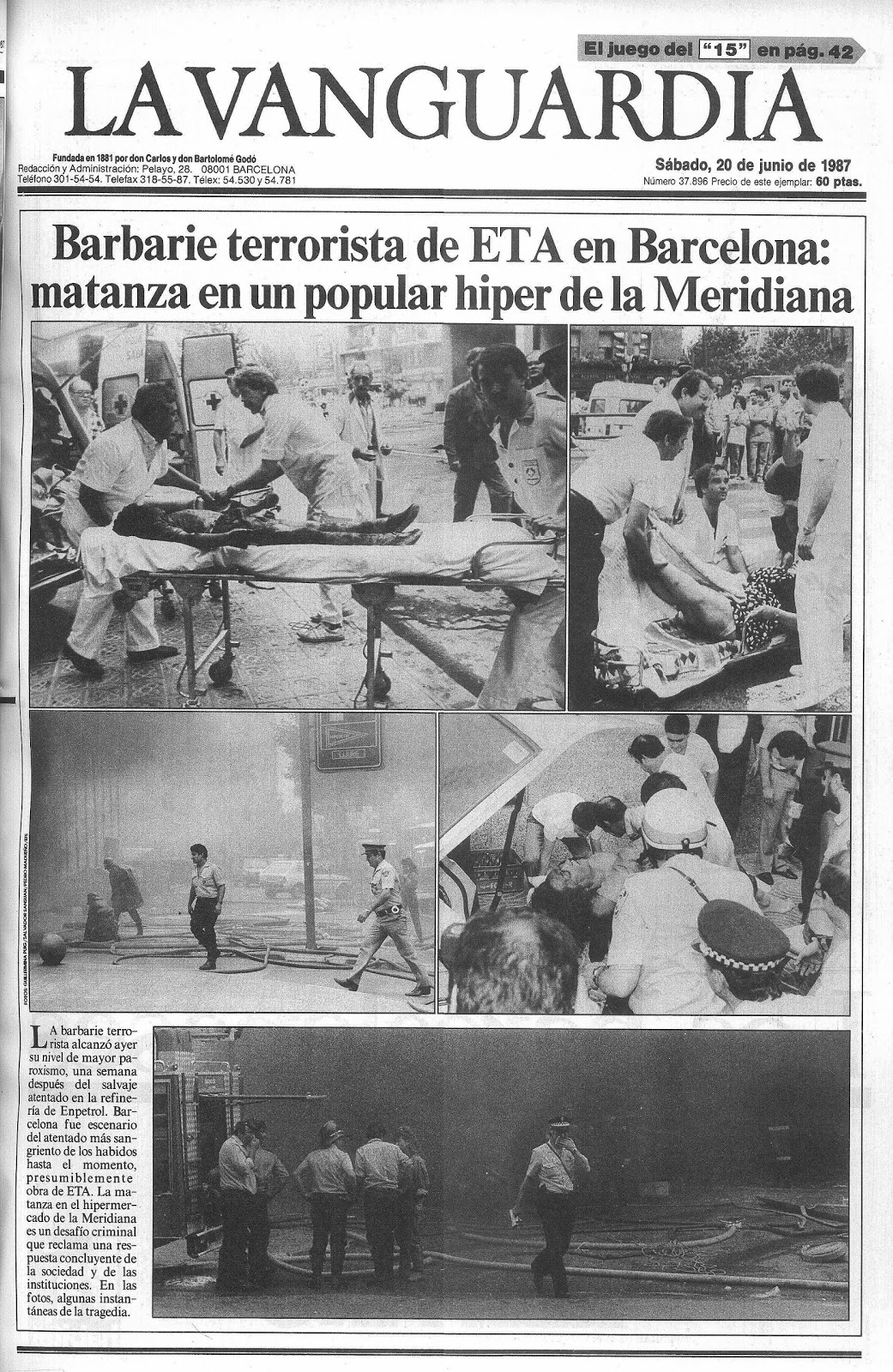 La buena prensa: 25 años del mayor atentado de ETA