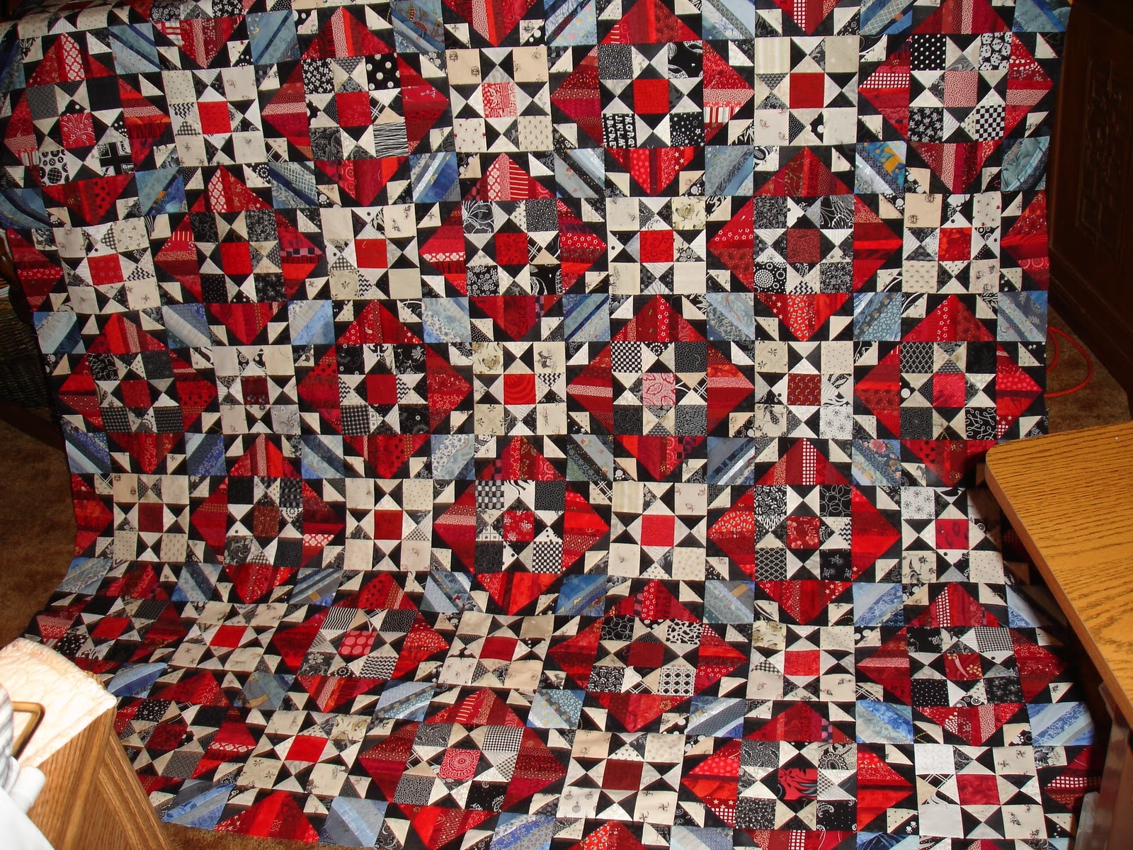 Subee Sews Quilts: Orca Bay top assembled w/o borders